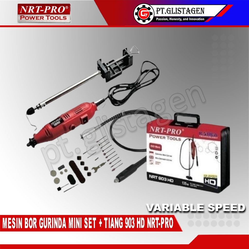 Jual NRT-PRO 903HD Mesin Mini Die Grinder Bor Tuner Gerinda Mini Set ...