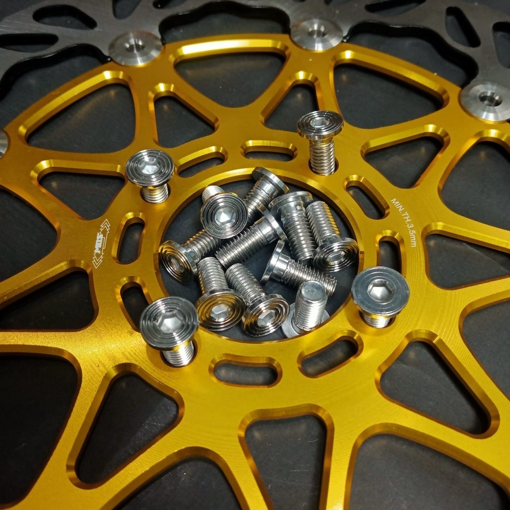 Jual BAUT PIRINGAN STAINLESS BAUT DISC STAINLESS SS DRAT 12 BAUT DISC ...