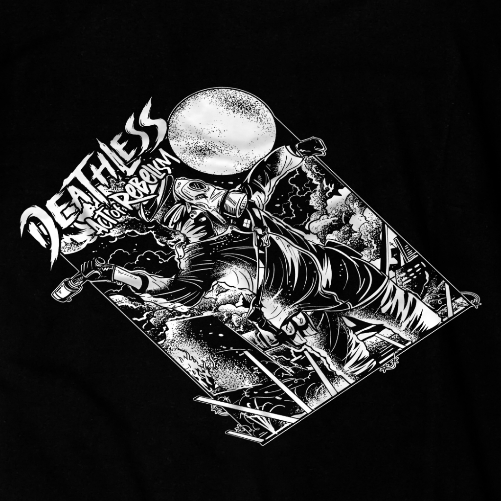 Jual DEATHLESS KAOS | STIELHAND | WAR SERIES | Shopee Indonesia