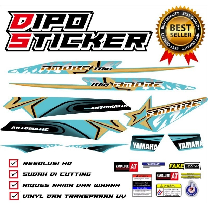 Jual sticker striping Mio Amore Thailand | Shopee Indonesia
