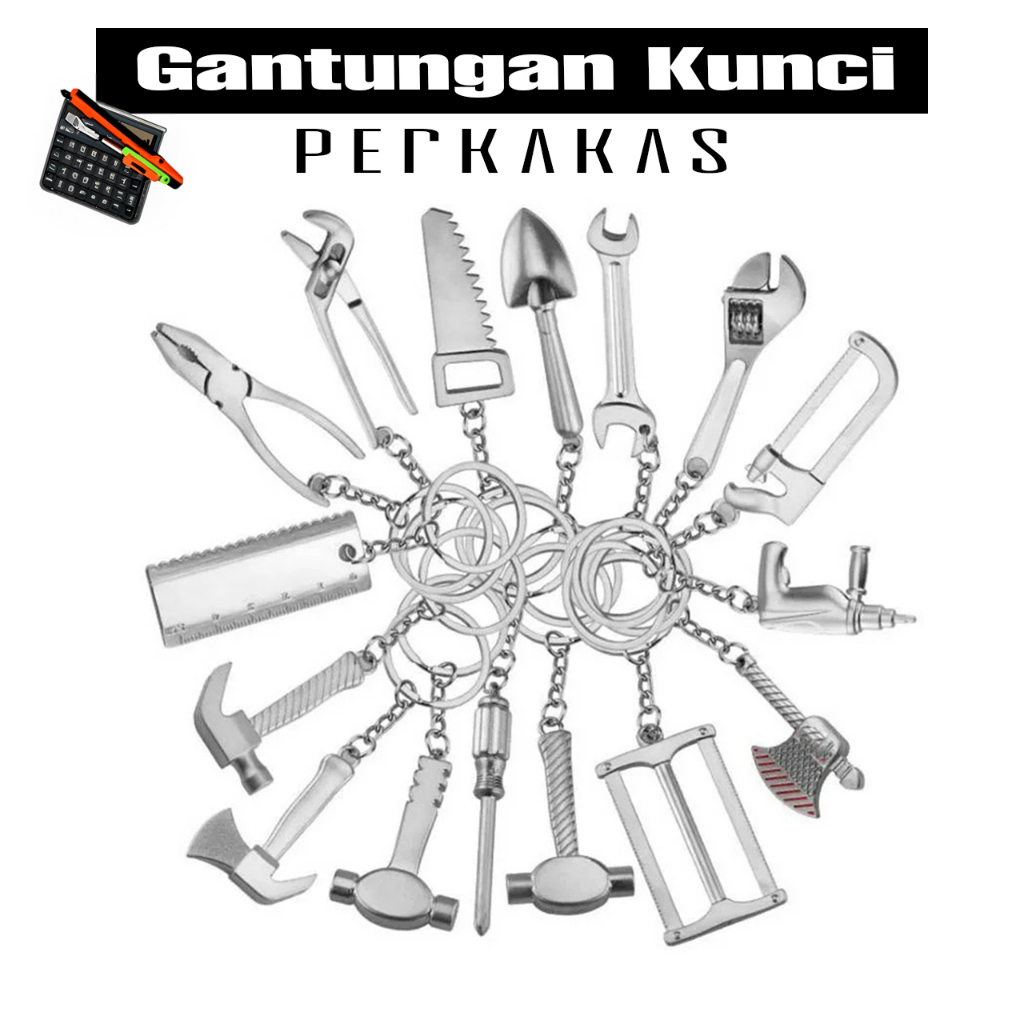 Jual Ideku Gantungan Kunci Unik Hobi Teknik - Keychain Alat Perkakas ...