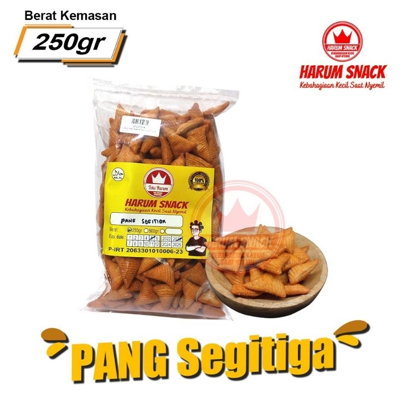 Jual PANG SEGITIGA 250 Gram [Harum Snack Official] | Shopee Indonesia