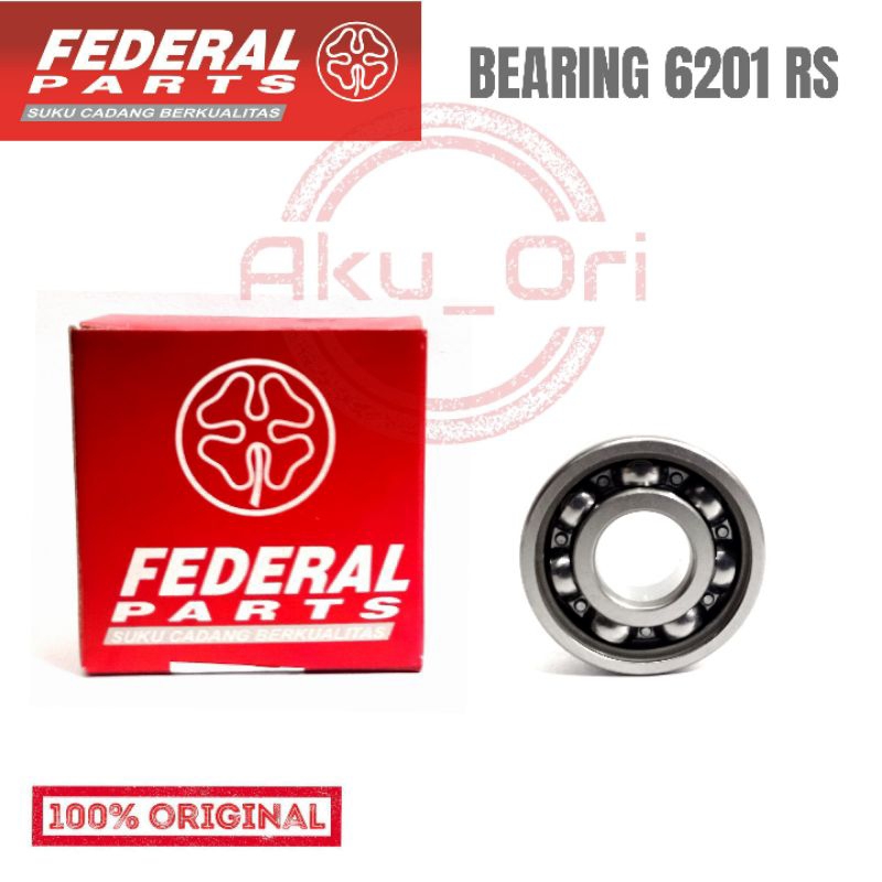 Jual LAHER 6201 RS FEDERAL bearing roda depan beat fi esp vario 110 125 ...