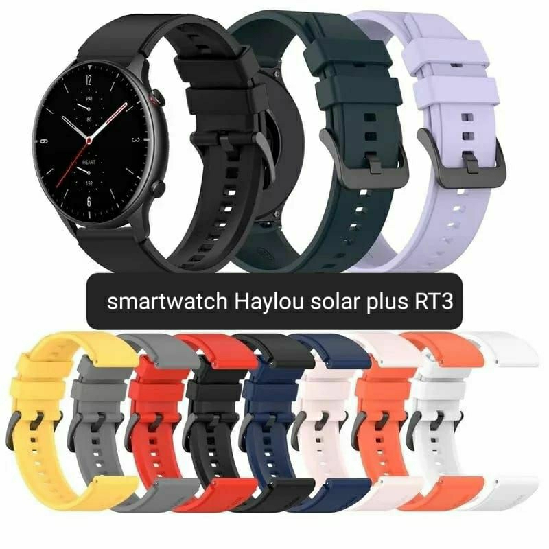 Jual Strap 22mm Jam Haylou Solar plus RT3 L16 RS3 LS04 RT05s | Shopee ...