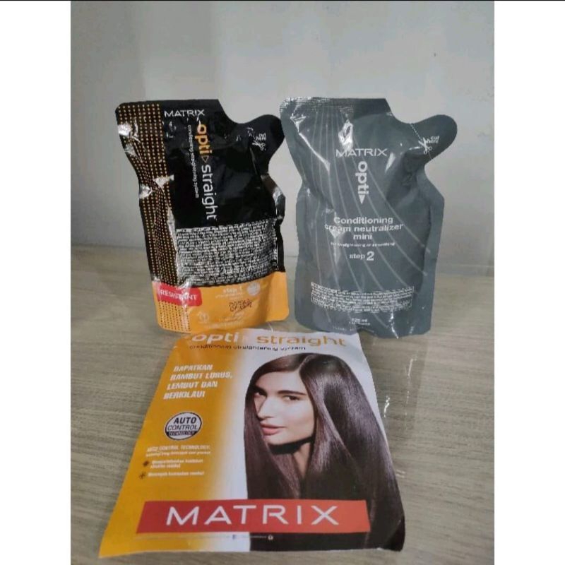 Jual Matrix mini Opti Straight 125ml ×2 Matrix Smooting Matrix Obat ...
