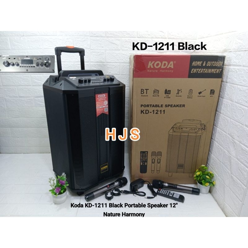 Jual SPEAKER PORTABLE BLUETOOTH KARAOKE KODA KD-1211 12" / 12 INCH ...