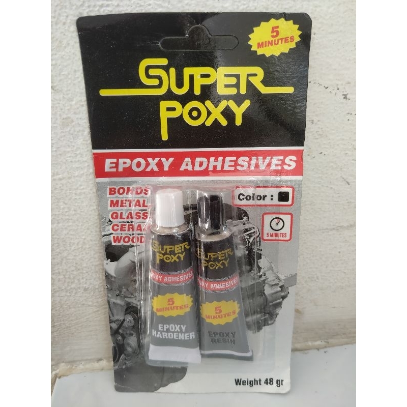 Jual lem epoxy adhesive 48 gram lem besi kayu metal Balikpapan samboja ...