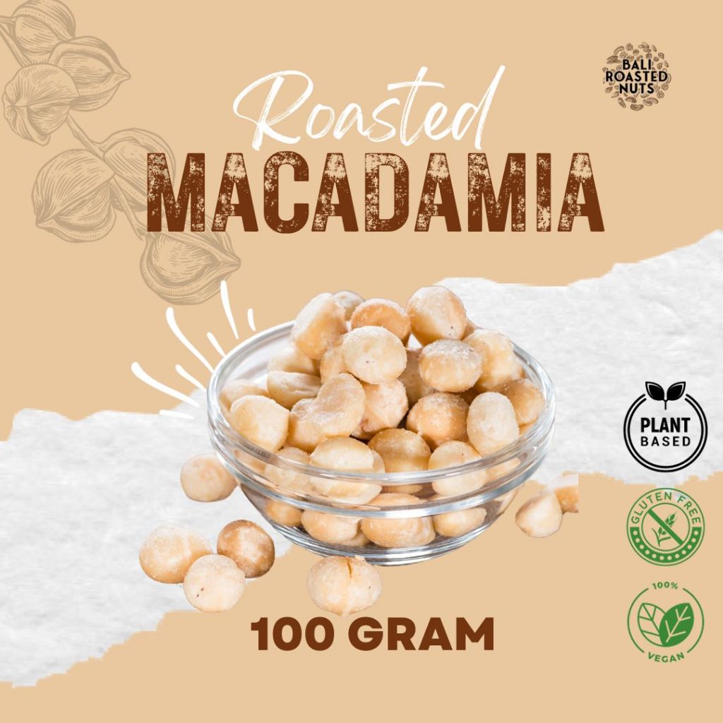 Jual Roasted Macadamia 100gr | Shopee Indonesia