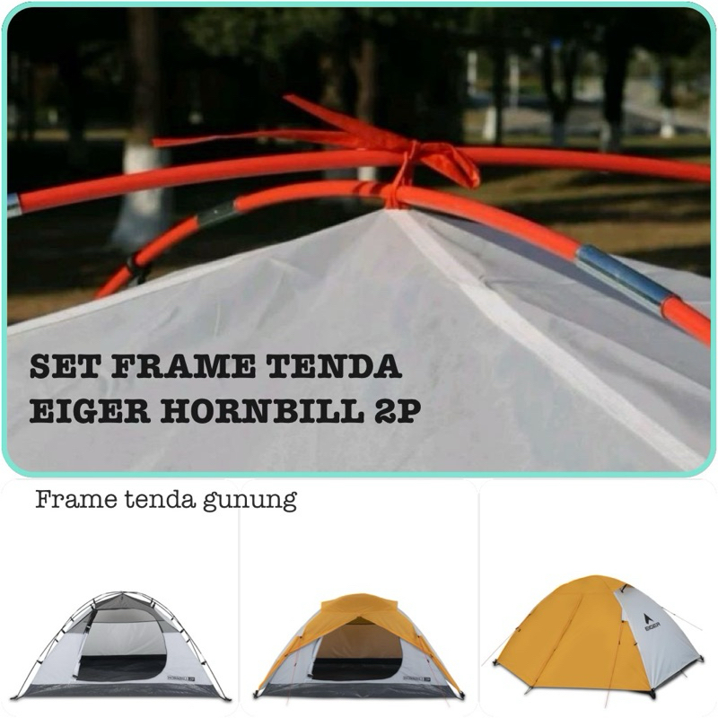 Jual Set rangka tenda hornbill 2p bingkai tenda fiber frame tenda ...