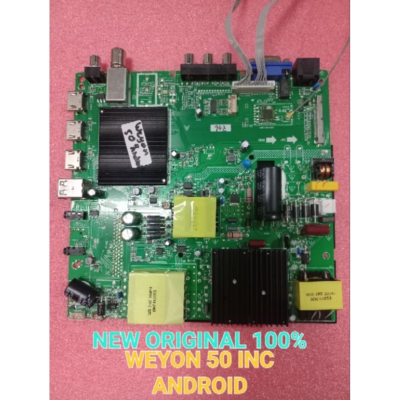 Jual mainboard matherboard mb mobo tv led smart android weyon 50 inc ...