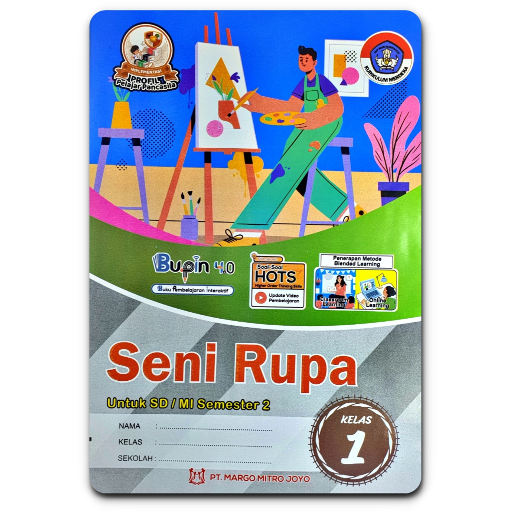 Jual LKS SENI RUPA KURIKULUM MERDEKA SD/ MI KELAS 1 2 4 5 SEMESTER 2 KURMER | MAULANA | Shopee ...