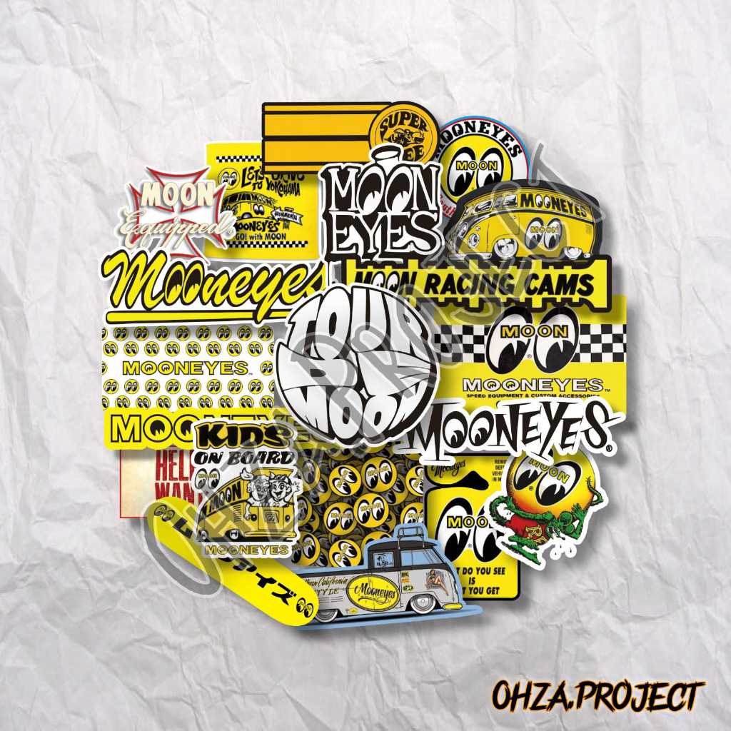 Jual Stiker Mooneyes Sticker case Casing handphone koper laptop Stiker ...
