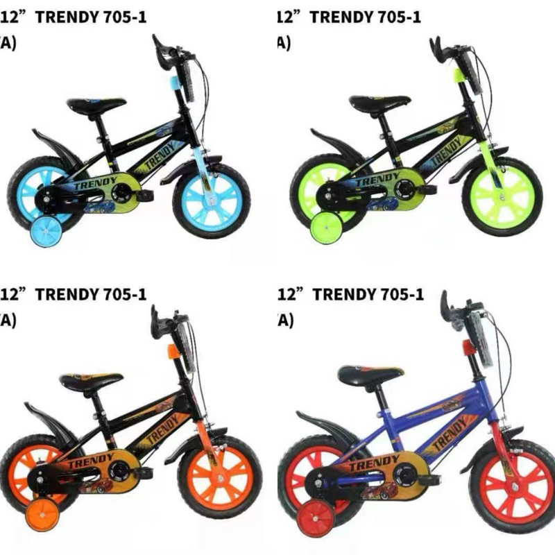 Jual SEPEDA BMX ANAK TRENDY 705-1 BAN EVA 12 inch | Shopee Indonesia
