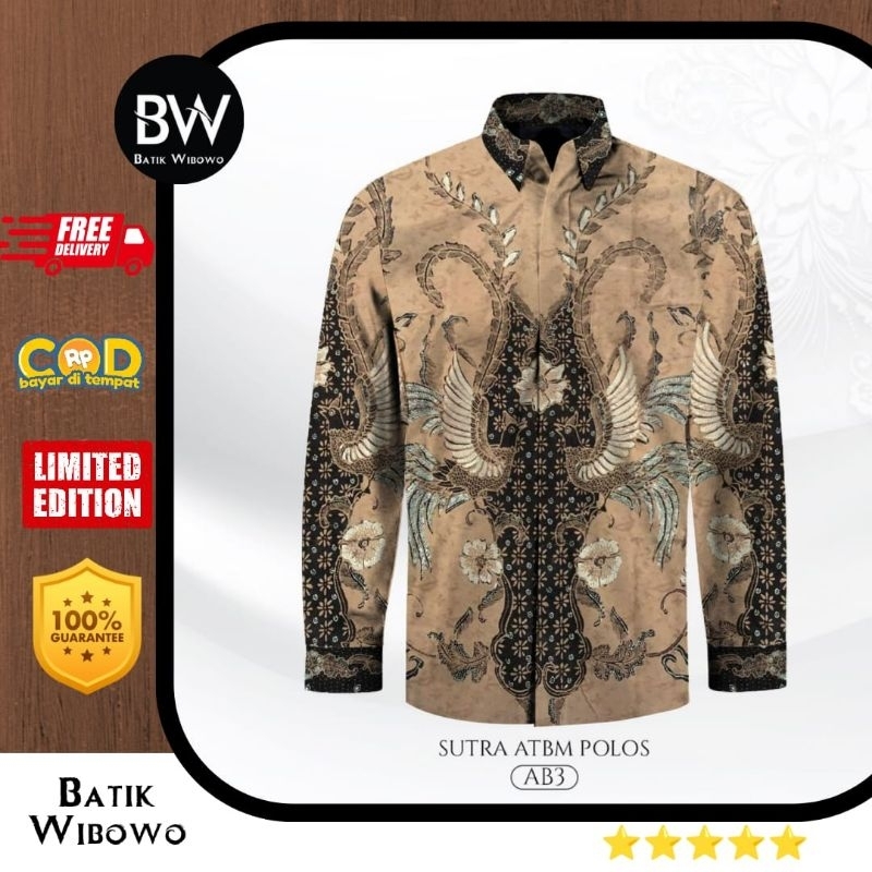 Jual Kain batik premium bahan Pekalongan pria modern tulis sutra lengan ...