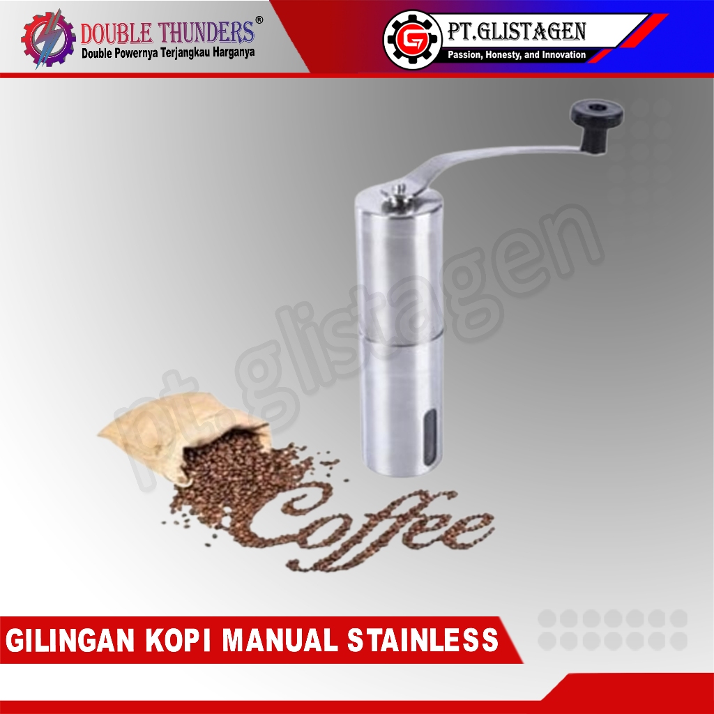 Jual Gilingan Kopi Manual Hand Coffee Grinder Stainless | Shopee Indonesia