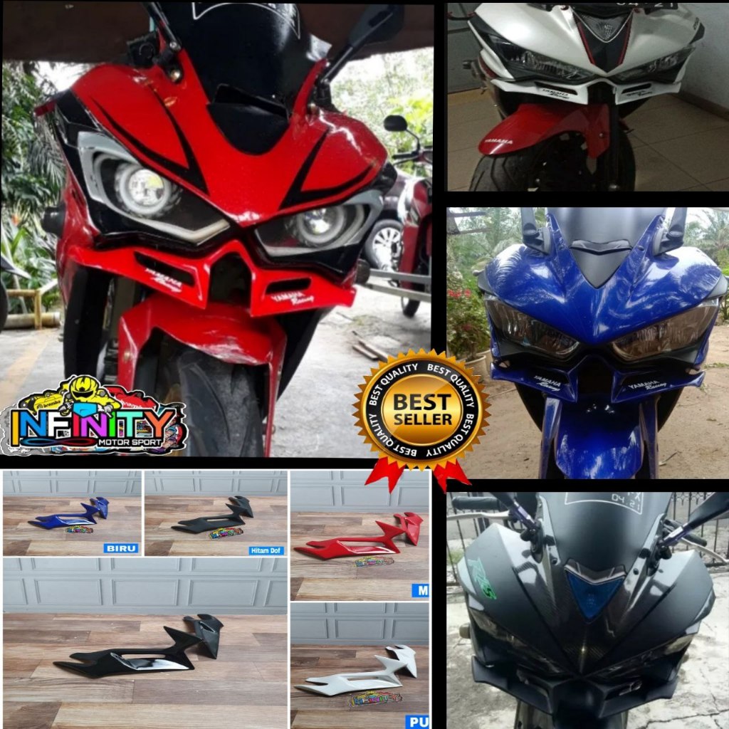 Jual winglet r25 winglet yamaha R25 old 2014 2015 2016 2017 2018 ...