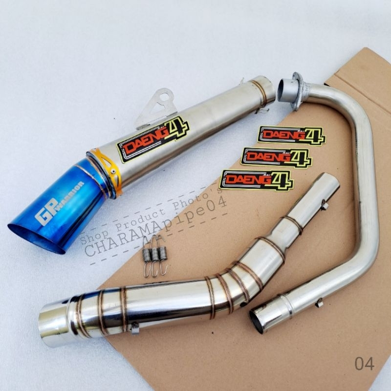 Jual DAENG Sai4 exhaust pipe ekzos Y15,Y16 ZR ekzos Lc135 ekzos Rs150 ...