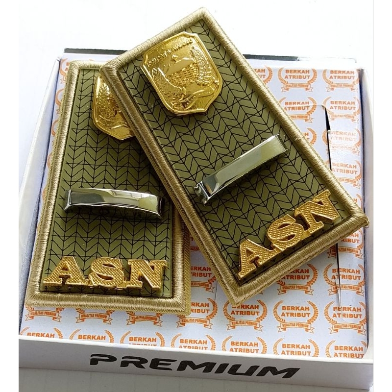 Jual Pangkat Pdh ASN Empat Lawang 2A Balok Kain Akrilik | Shopee Indonesia