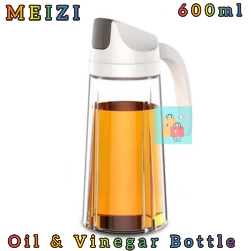 Jual MEIZI Botol Kaca Otomatis Minyak Kecap Cuka Auto Glass Jar Bottle ...