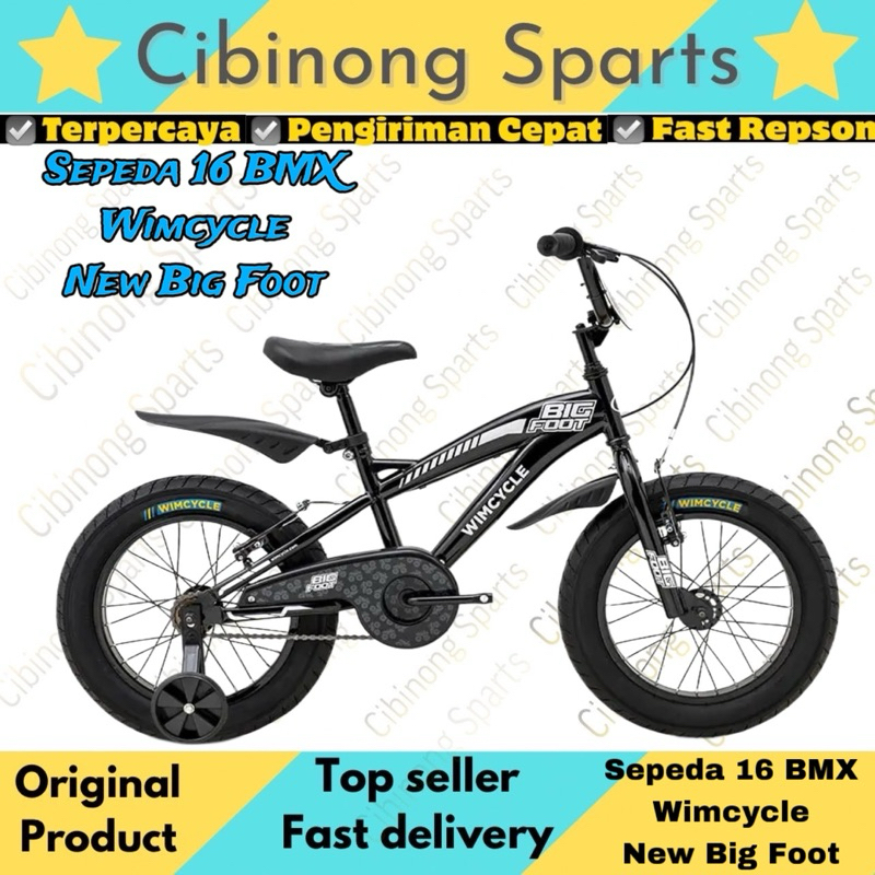 Jual Sepeda Anak BMX 16 Wimcycle BigFoot 3.0 Ban Jumbo New Product | Shopee Indonesia