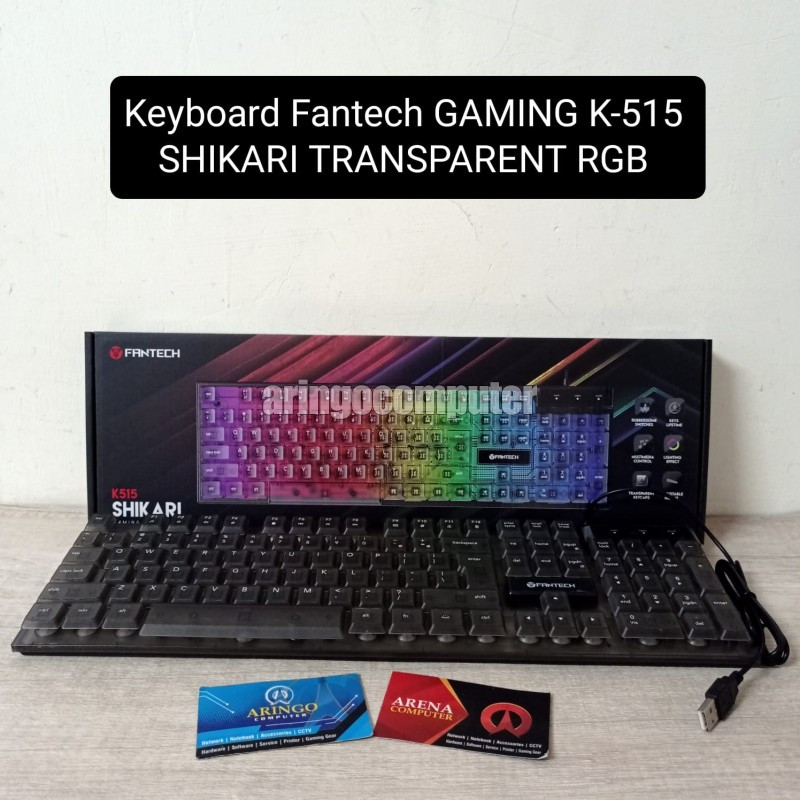 Jual Keyboard Fantech GAMING K-515 SHIKARI TRANSPARENT RGB | Shopee ...
