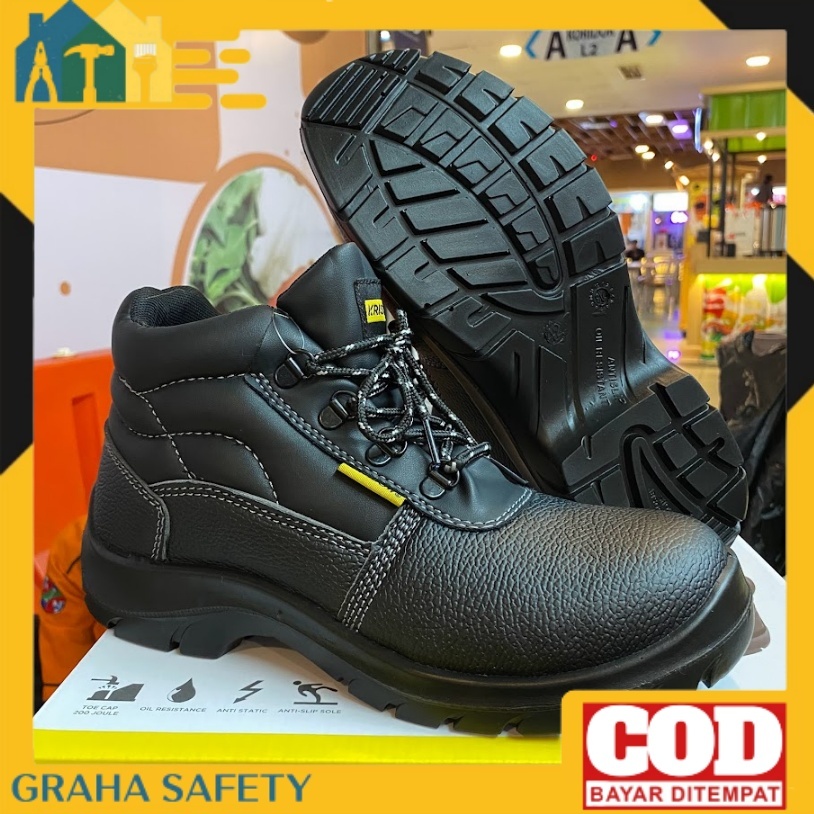 Jual Sepatu Safety Argon 6 Inci / Safety Shoes Krisbow Argon 6 Inch ...