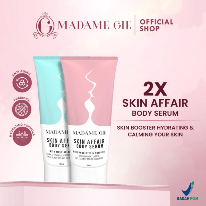 Jual Body Serum Madame Gie Skin Affair with multivitamins& probiotic 180ml | Shopee Indonesia
