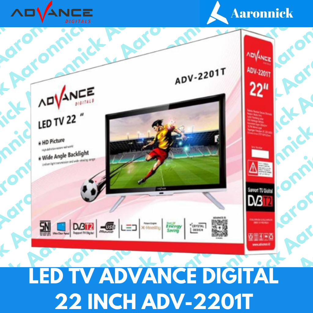 Jual LED TV ADVANCE DIGITAL 22 INCH ADV-2201T | Shopee Indonesia