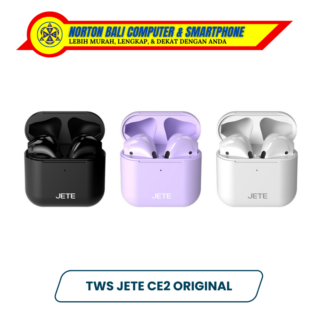 Jual Handsfree Bluetooth TWS JETE - CE2 original | Shopee Indonesia