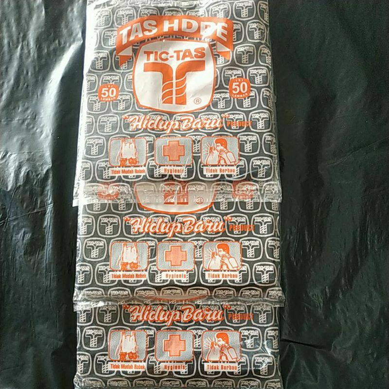 Jual PLASTIK TICTAS KECIL/ PLASTIK TT/ TAS HFPE/ TICTAS ORANGE | Shopee ...