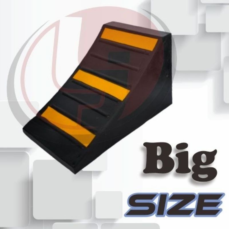 Jual Ganjalan Ban Mobil Parkir Penahan Roda / Rubber Wheel Parking ...