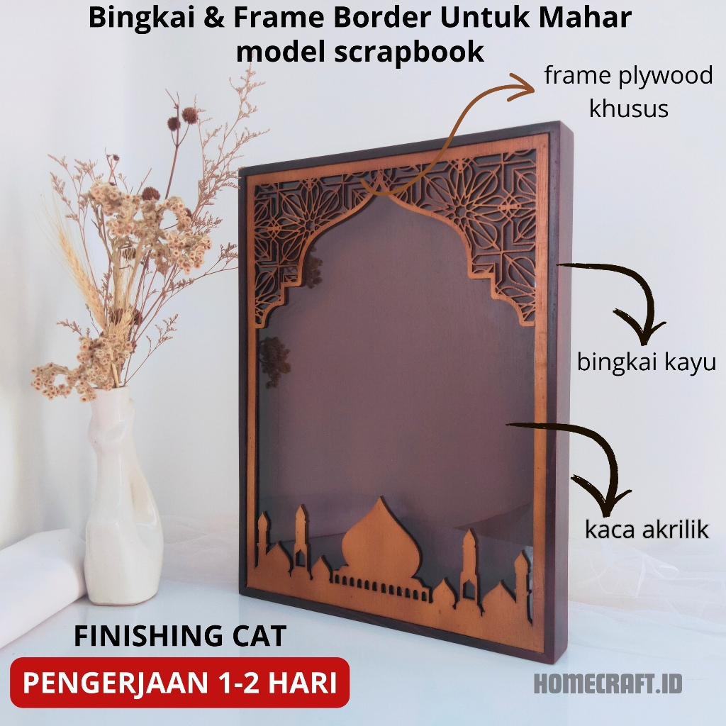 Jual Bingkai & Frame Border/Sulur ukuran 12R Mahar model scrapbook ...
