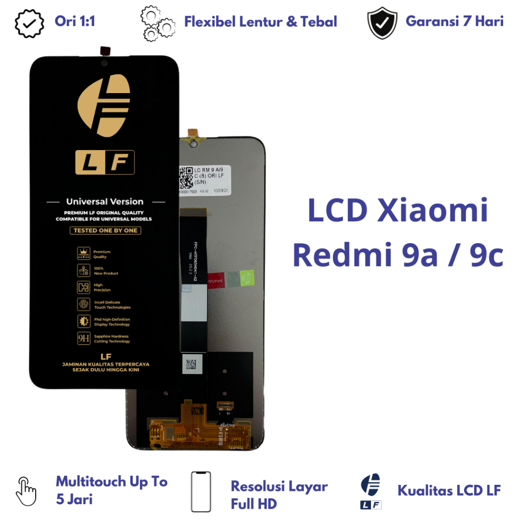 Jual LCD Xiaomi Redmi 9a / LCD Xiaomi Redmi 9c Fullset Touchscreen ...