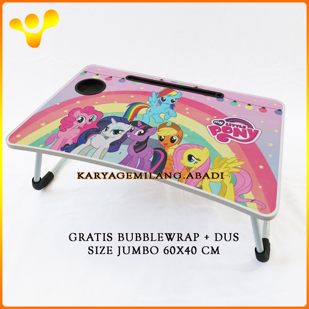 Jual Meja belajar anak ukuran jumbo 60x40 cm meja laptop meja lipat ...