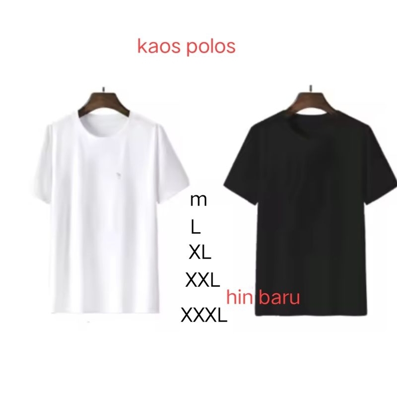 Jual Kaos Polos Atasan Pria Wanita Oblong Pendek PE Soft || Baju Polos ...