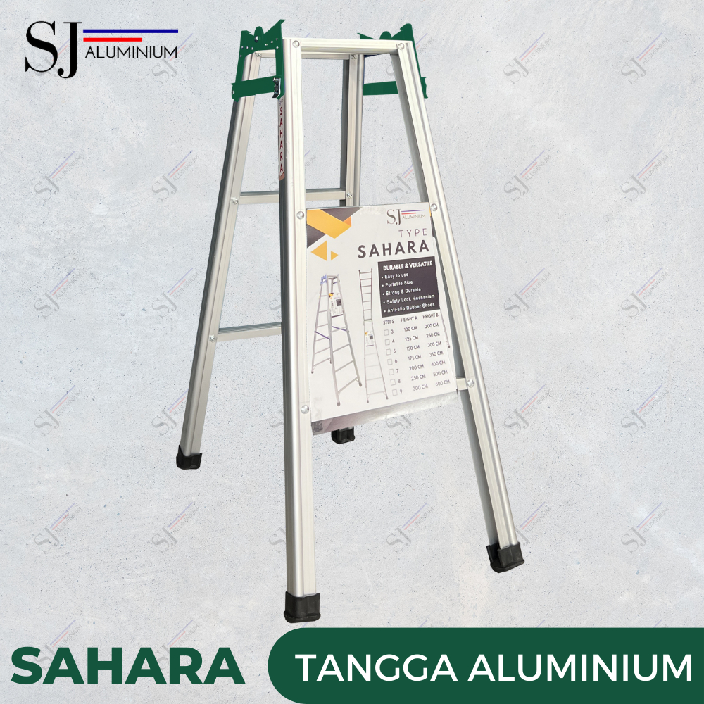 Jual Tangga Lipat Aluminium Ladder Multifungsi Jumbo - Sahara Hijau ...