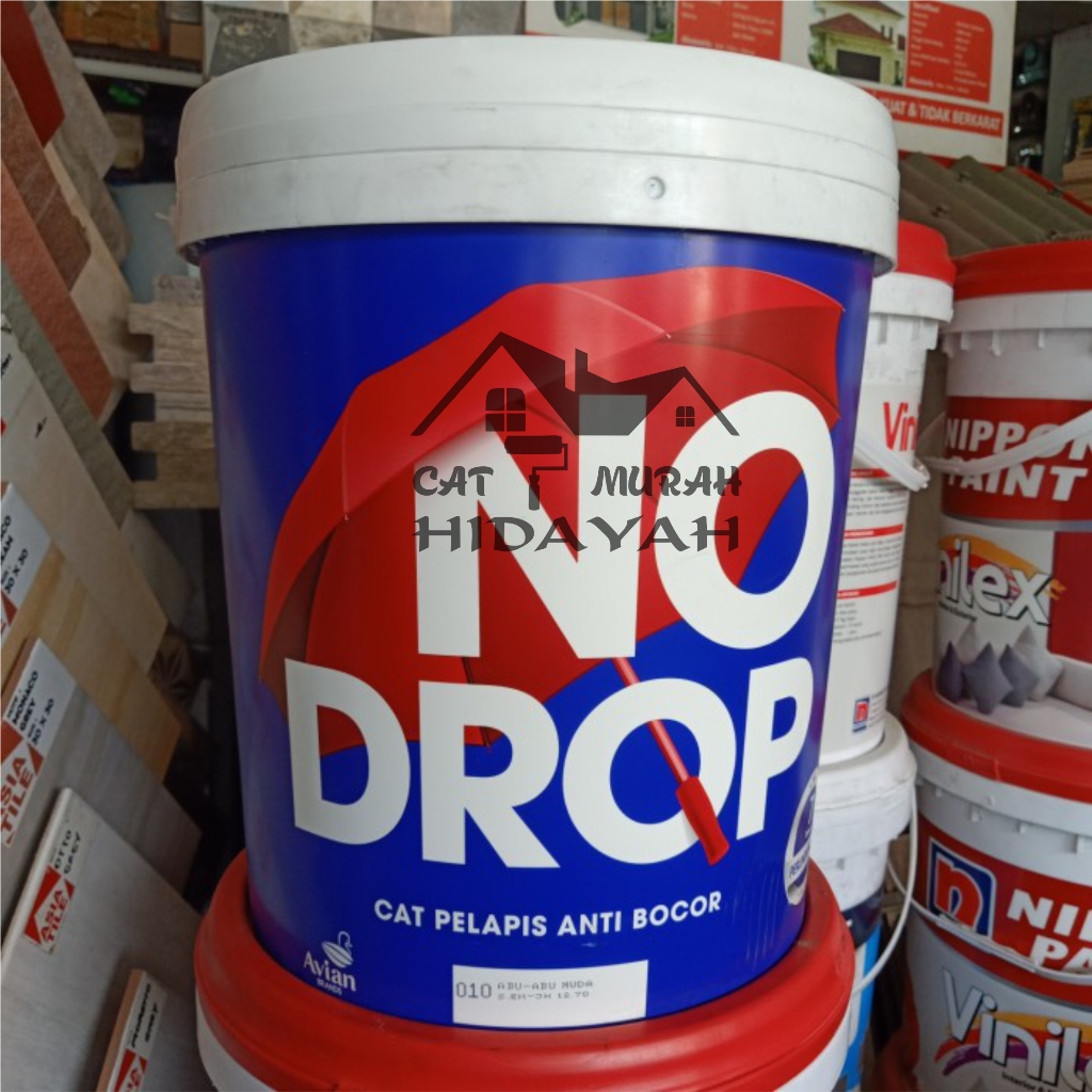 Jual CAT TEMBOK NO DROP 20 KG BESAR JUMBO CAT DINDING No Drop PAIL 20 KG WARNA LENGKAP Cat ...