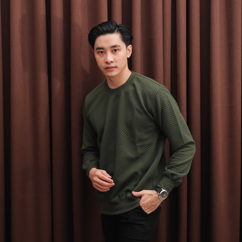 Jual Delibra Sweater Pria Diamond Green | Shopee Indonesia