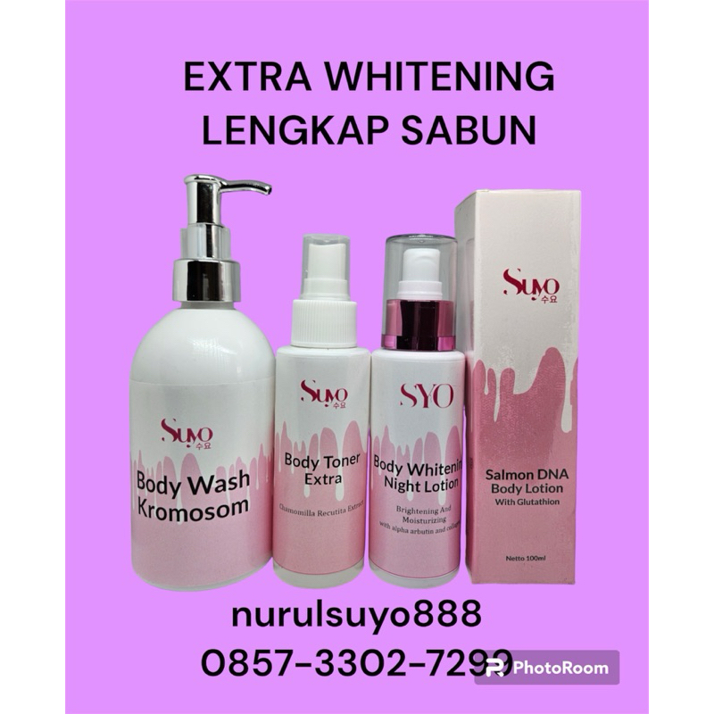 Jual PAKET LENGKAP EXTRA WHITENING SUYO | Shopee Indonesia