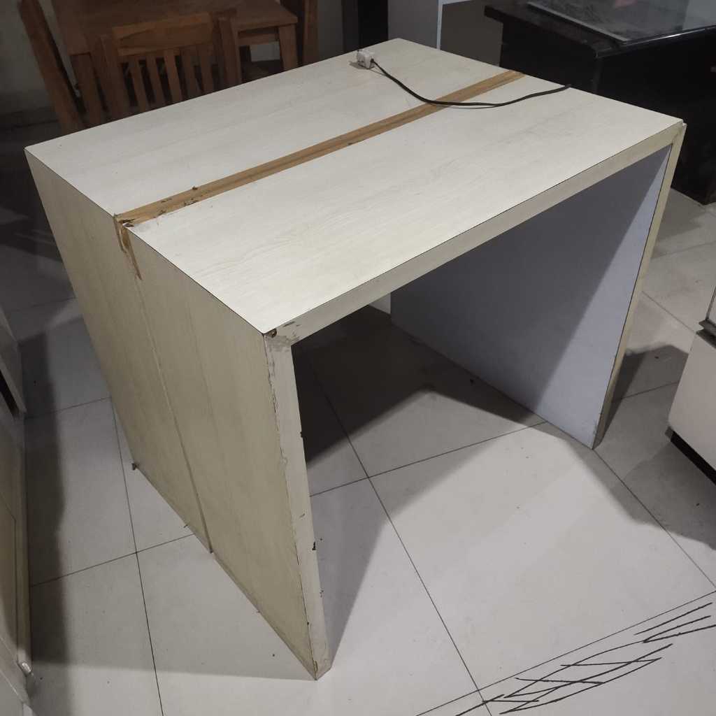 Jual MEJA DISPLAY MAKAN MEETING BELAJAR KERJA KANTOR BAHAN KAYU ...