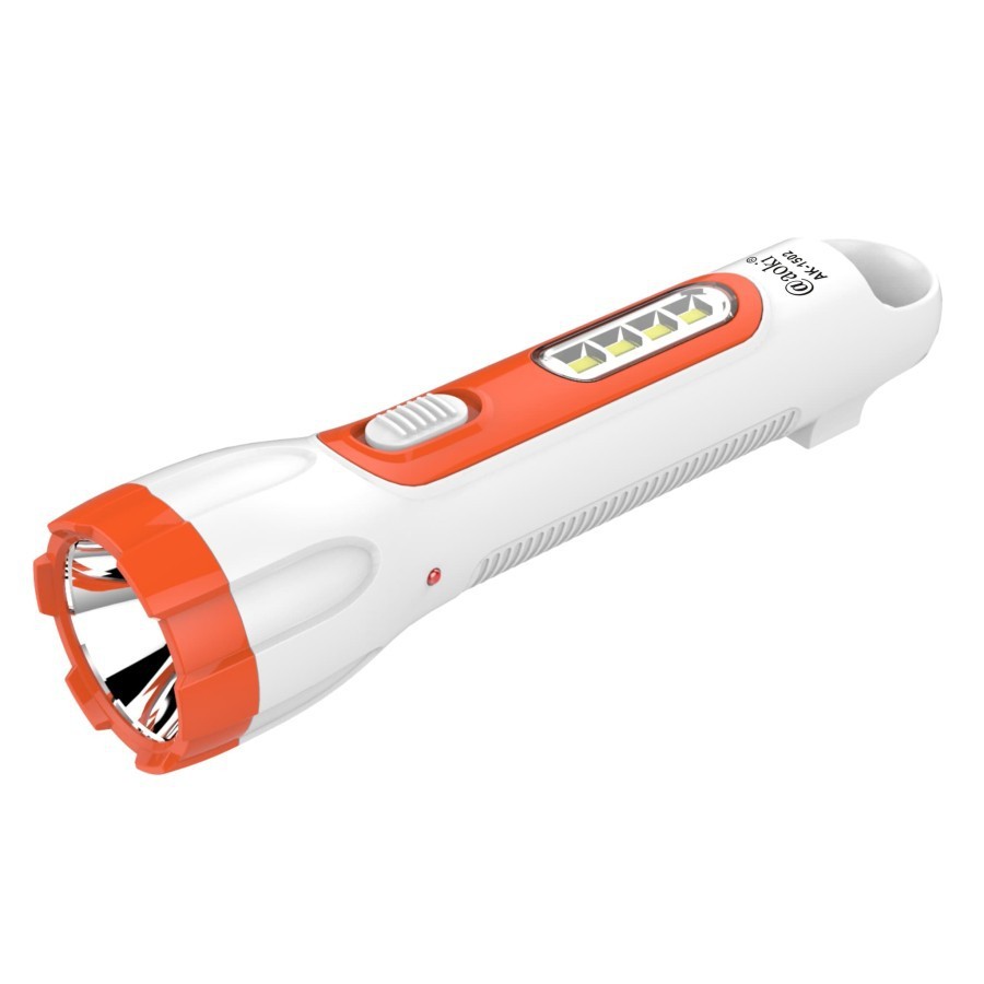 Jual Senter Charge LED 1W + 4SMD - AK-1502 AOKI PROMO | Shopee Indonesia