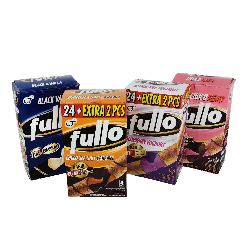 Jual Fullo Wafer Roll Long Stick BOX - Netto 14 gr | Shopee Indonesia