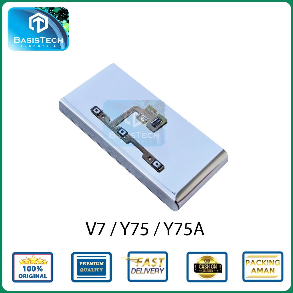 Jual FLEXIBLE ON OFF VOLUME VIVO V7 Y75 Y75A ORIGINAL QUALITY | Shopee ...