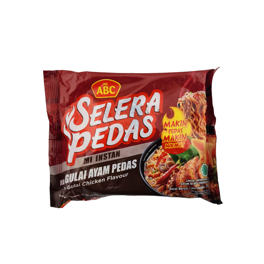Jual Mie ABC Selera Pedas - Netto 85gr | Shopee Indonesia