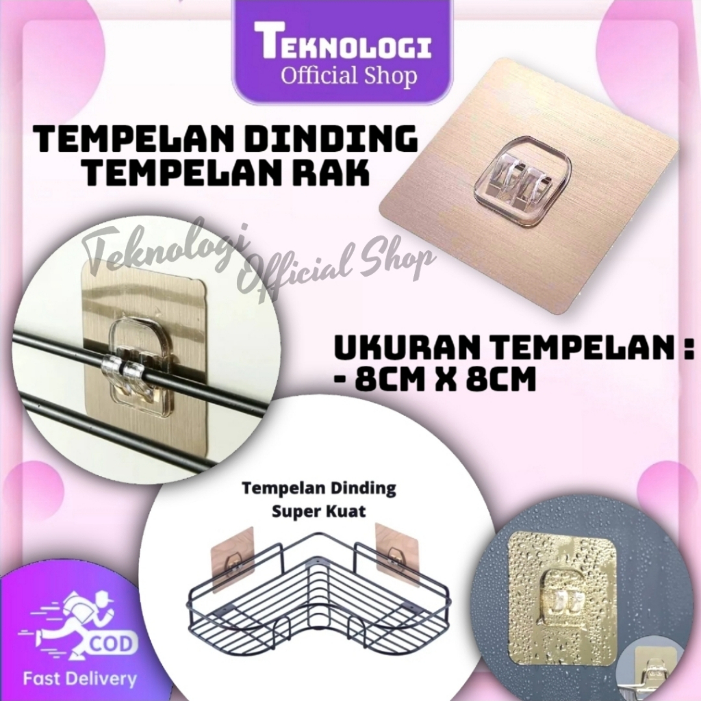 Jual Tempelan Hook Rak Sudut Gantung Gantungan Hook Rak Sudut Tempelan ...
