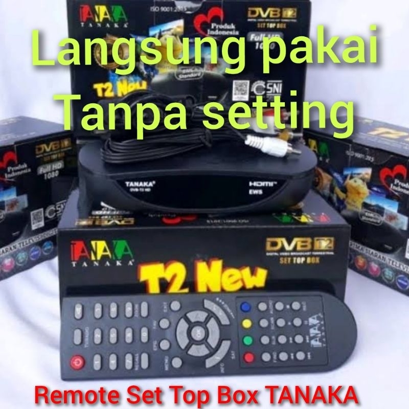 Jual REMOTE SET TOP BOX DVB-T2 TANAKA | Shopee Indonesia