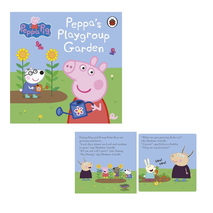 Jual Peppa Pig: Peppa's Playgroup Garden Board Book/Story Book | Shopee ...