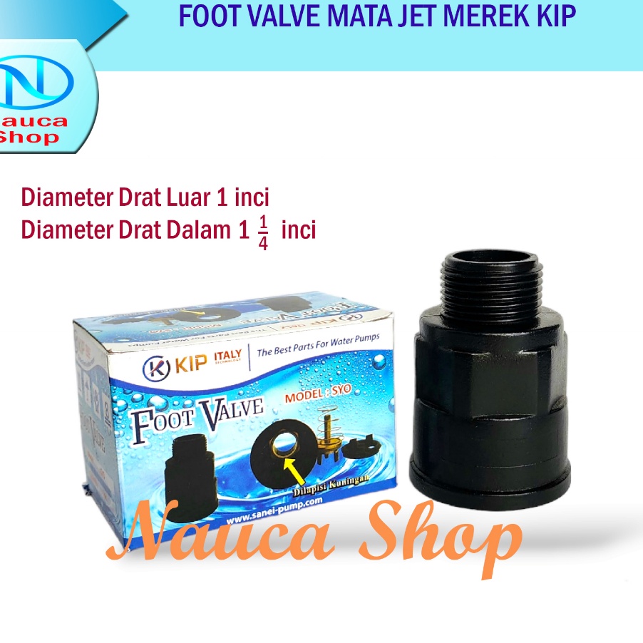 Jual SALE!! FOOT VALVE MATA JET MEREK KIP / FOOT KLEP / SPARE PART ...