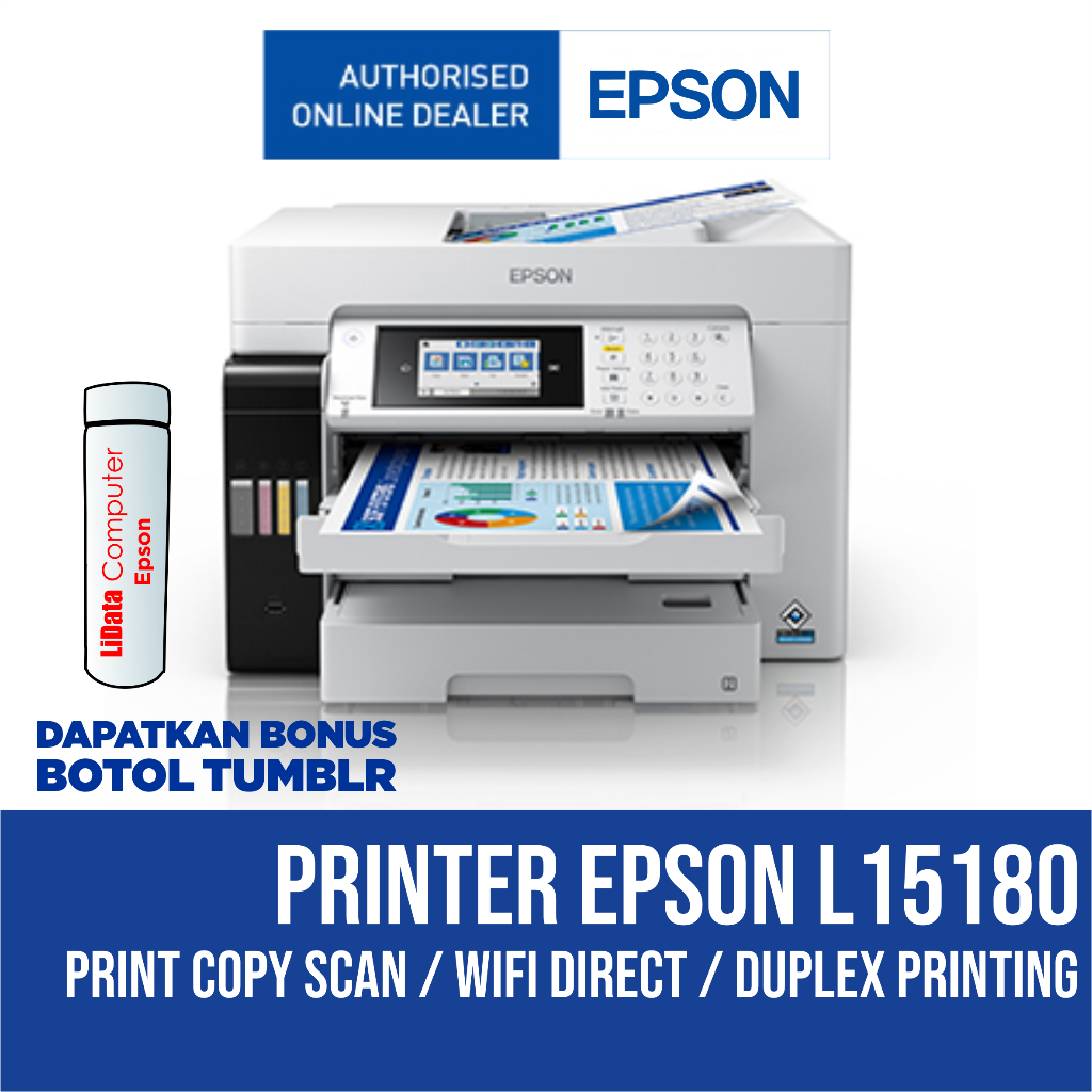 Jual Epson EcoTank L15180 A3 Wi-Fi Duplex Multi-Function Ink Tank ...