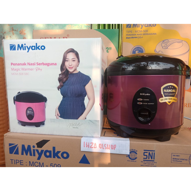 Jual MAGICOM MIYAKO 508 - SBC 1,8 LITER GARANSI RESMI | Shopee Indonesia